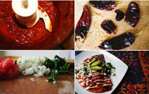 Enchiladas Morelianas de Papa & Zanahoria | THE VEGETARIAN BLOG